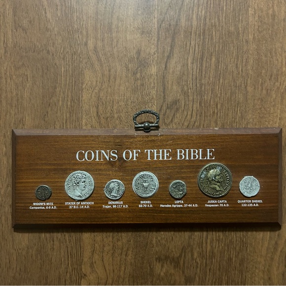 Vintage | Wall Decor | Vintage Coins Of The Bible Plaque | Poshmark